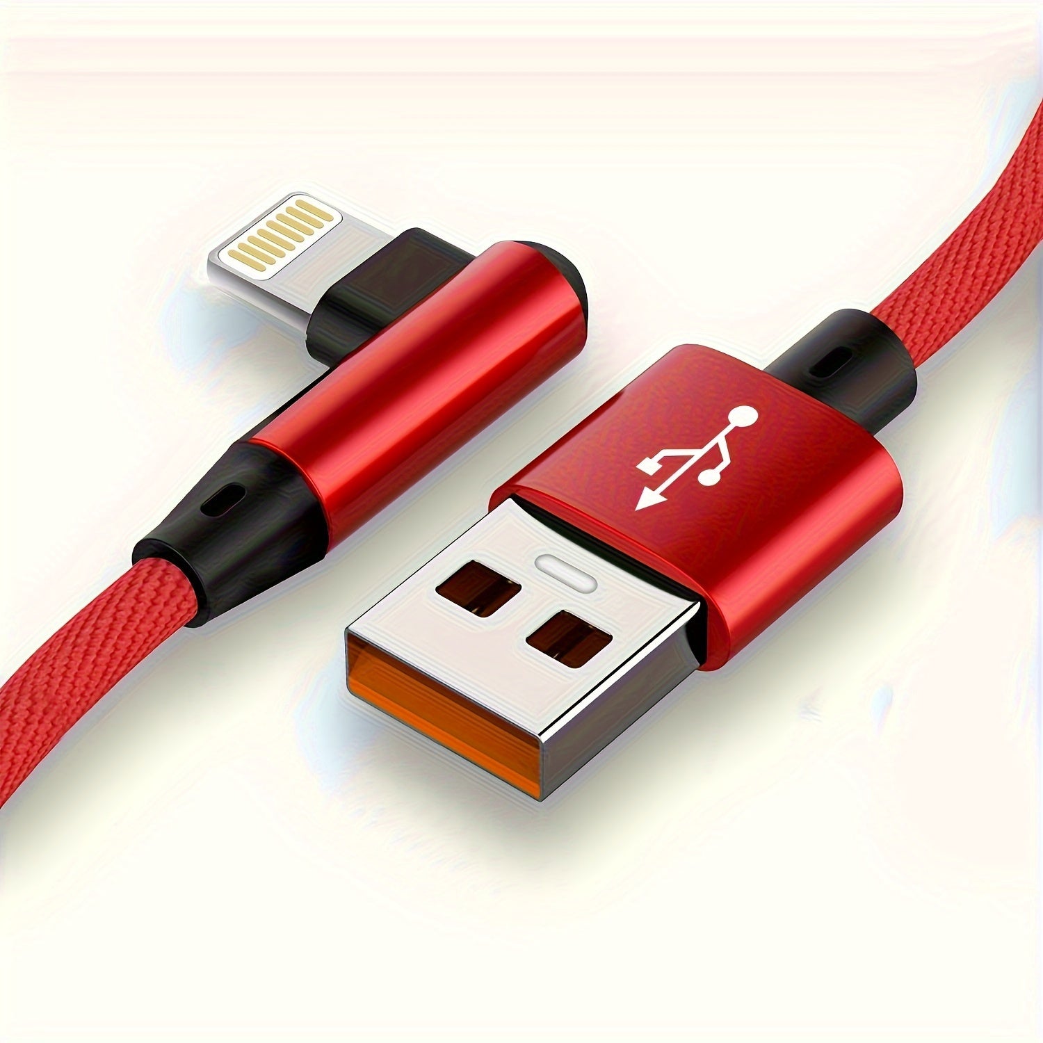 [Fast L-Shaped USB Cable] Fast Charging L-Shaped USB Cable for iPhone ...