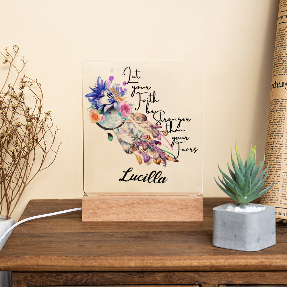Customized Dream Catcher Night Light LED Lamp Personalized Gifts Home ...
