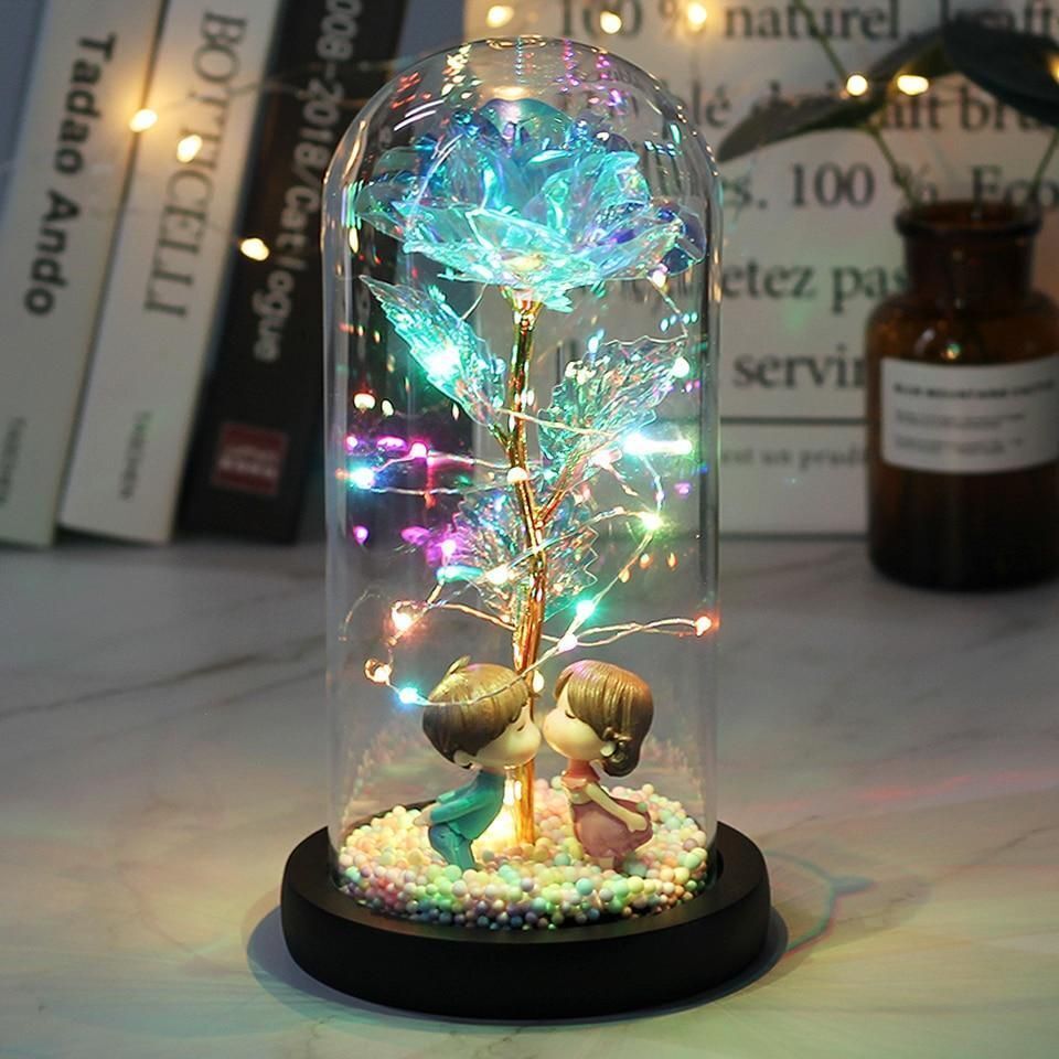 Valentines day gifts for her Galaxy Rose Enchanted Galaxy Rose flower ...