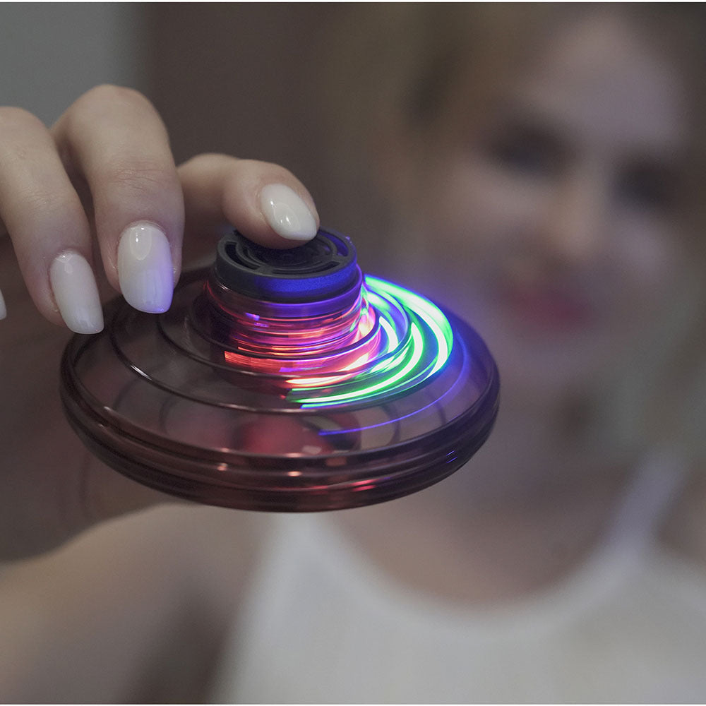 Flying Spinner Toy Hand Operated Mini Drones Led Lights Flying Toys ...