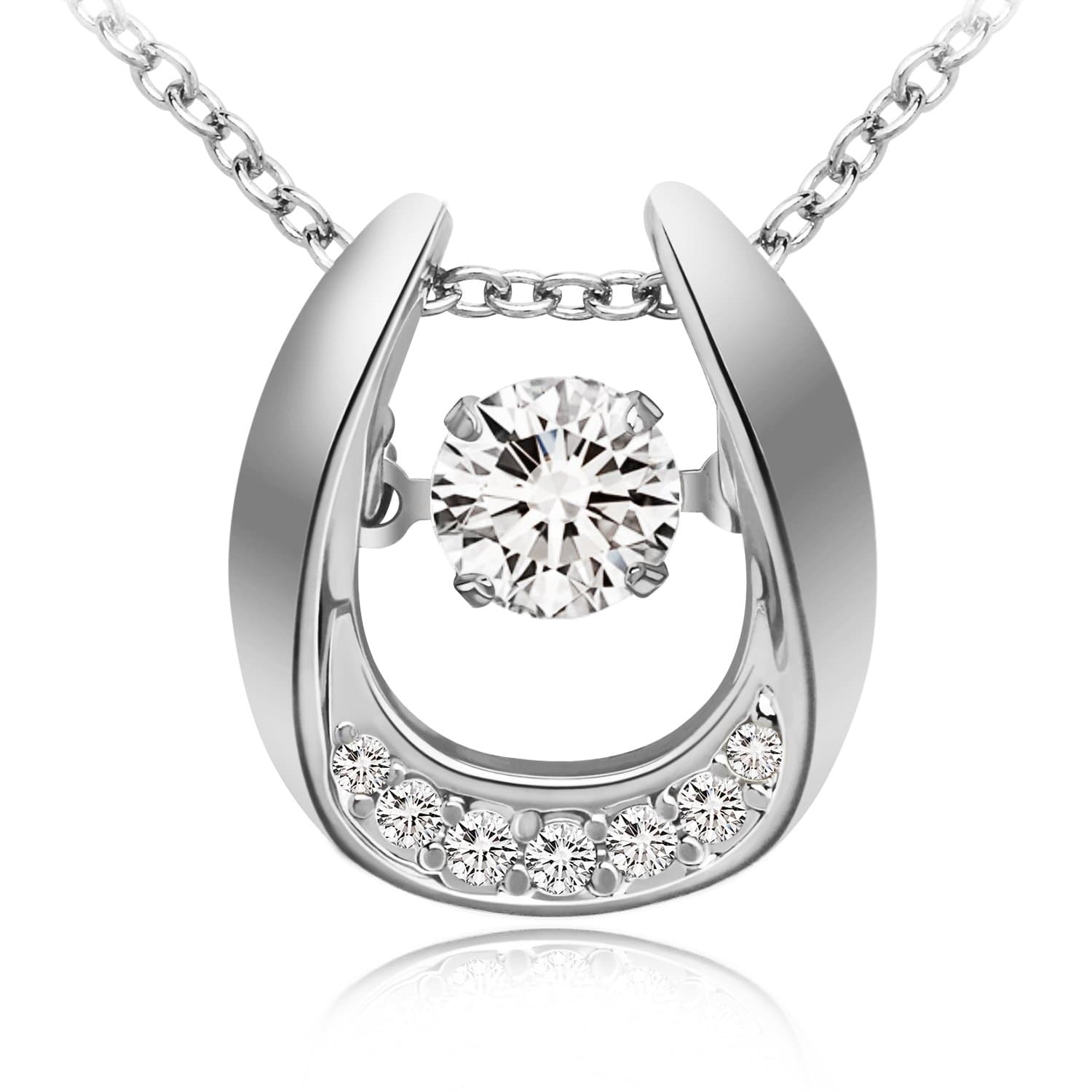 Flexible Beating Heart Diamond Necklace – Melody Necklace